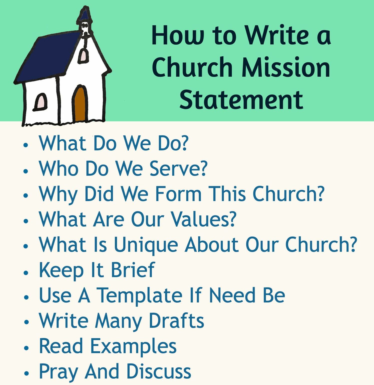 Tips for Writing a Church Mission Statement | ChurchPlaza